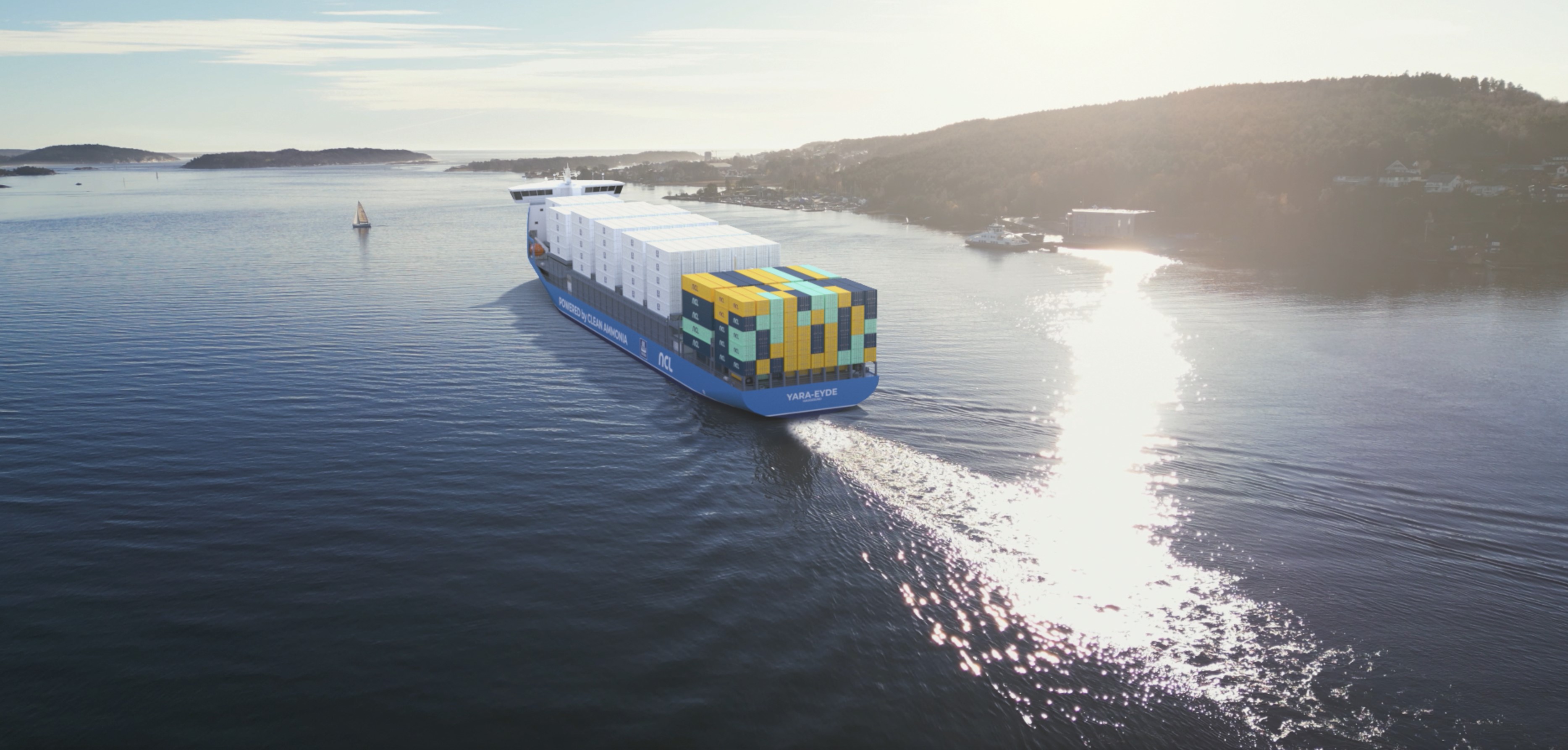 "Yara Eyde": Das weltweit erste ammoniakbetriebene Containerschiff ...